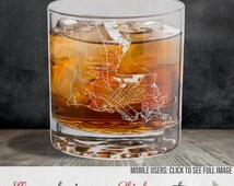 Popular items for etched whiskey glass on Etsy