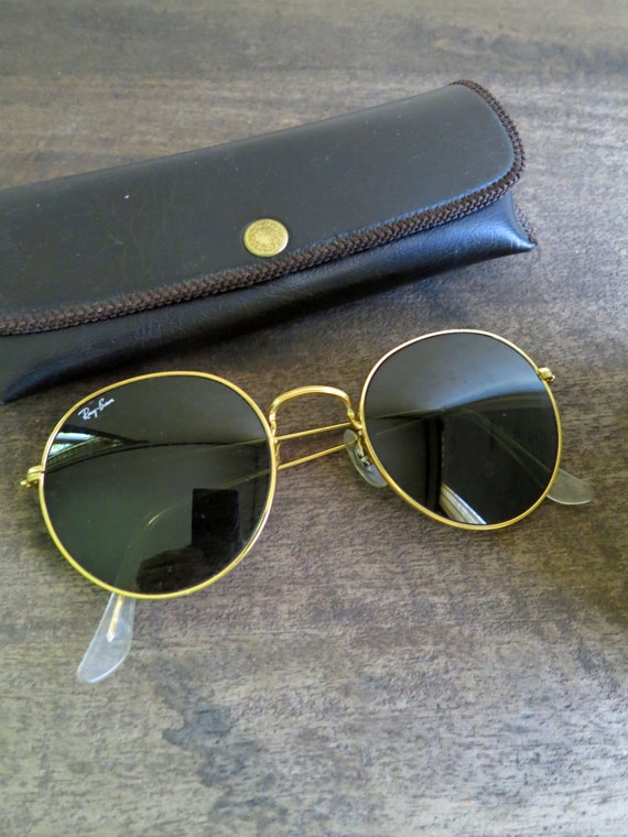 Ray Ban Round Aviator Sunglasses 52021 Bausch & Lomb Sun
