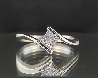 Invisible set ring | Etsy