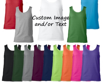 Custom tank tops | Etsy