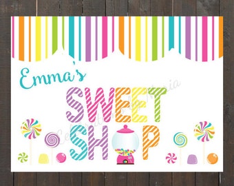 Candy shop party | Etsy