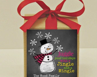 Snowman gift box | Etsy