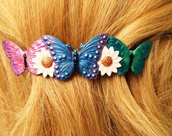 Butterfly hair clips | Etsy