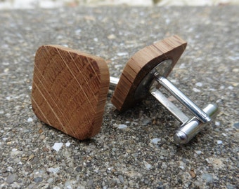 Wooden cufflinks | Etsy