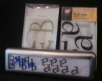 Unique rub on transfers related items | Etsy