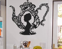 Unique tea wall decal related items | Etsy