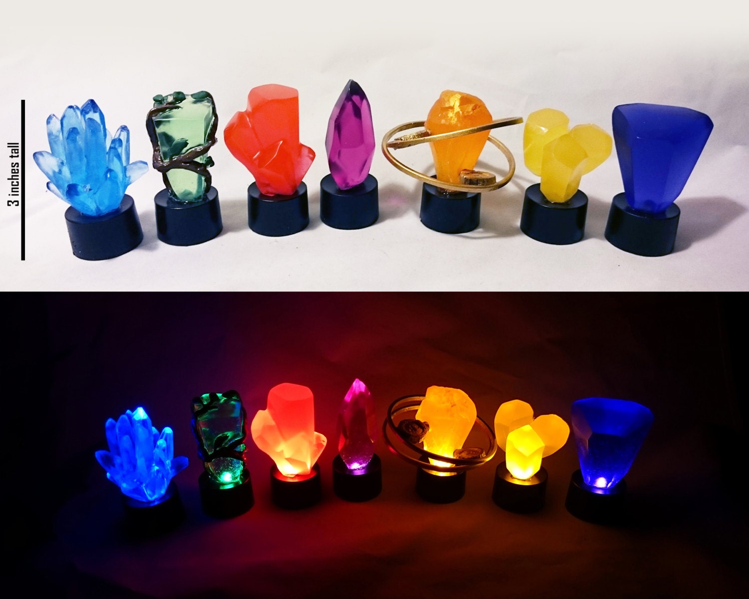 DotA2 Light Up Runes Set of 7 battery powered some