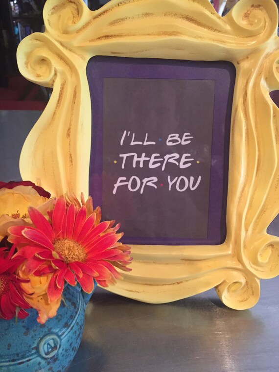 Items similar to tv show FRIENDS yellow peephole door frame Monica's ...