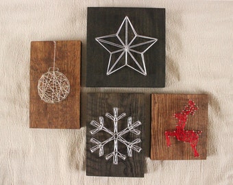 Snowflake string art | Etsy