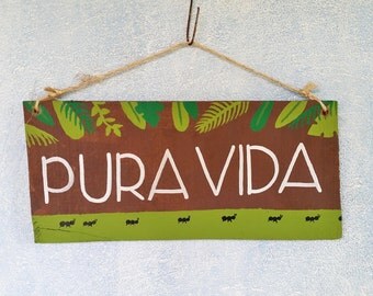 Pura vida sign | Etsy