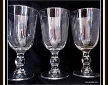 Unique footed glassware related items | Etsy