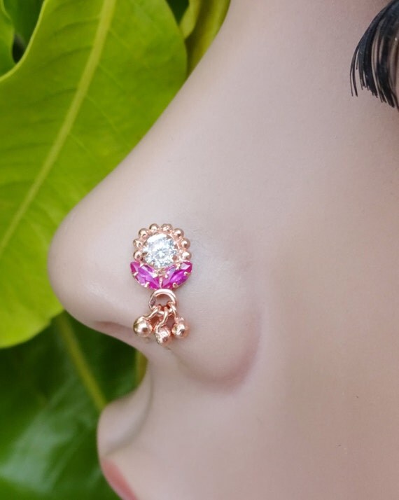 Indian Nose Ringindian Nose Hoopmedusa Piercing By Theethnicjewels