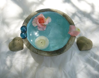 Floating candle bowl | Etsy