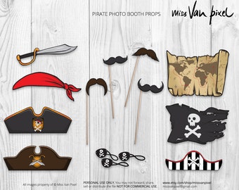 Pirates photo booth | Etsy