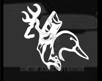 Deer Family Car Window Decal Country Decal