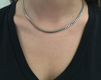 Cuban link choker | Etsy