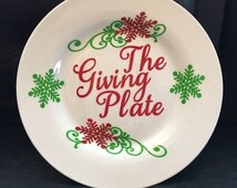 Popular items for giving plate on Etsy