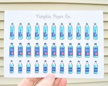 Unique water bottle sticker related items | Etsy