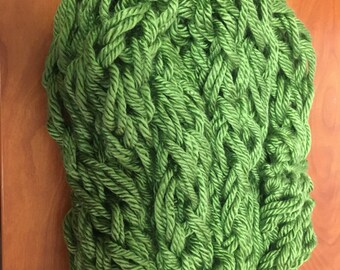 Items similar to Light green knit necklace or bracelet on Etsy
