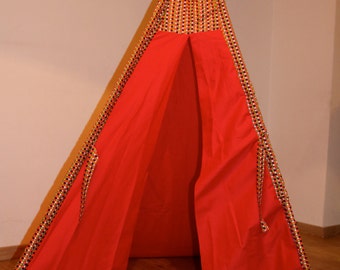 Items similar to Children's Heavy Fabric Teepee cover indoor outdoor ...