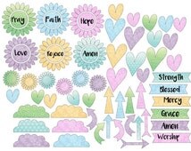 Popular items for faith sticker on Etsy