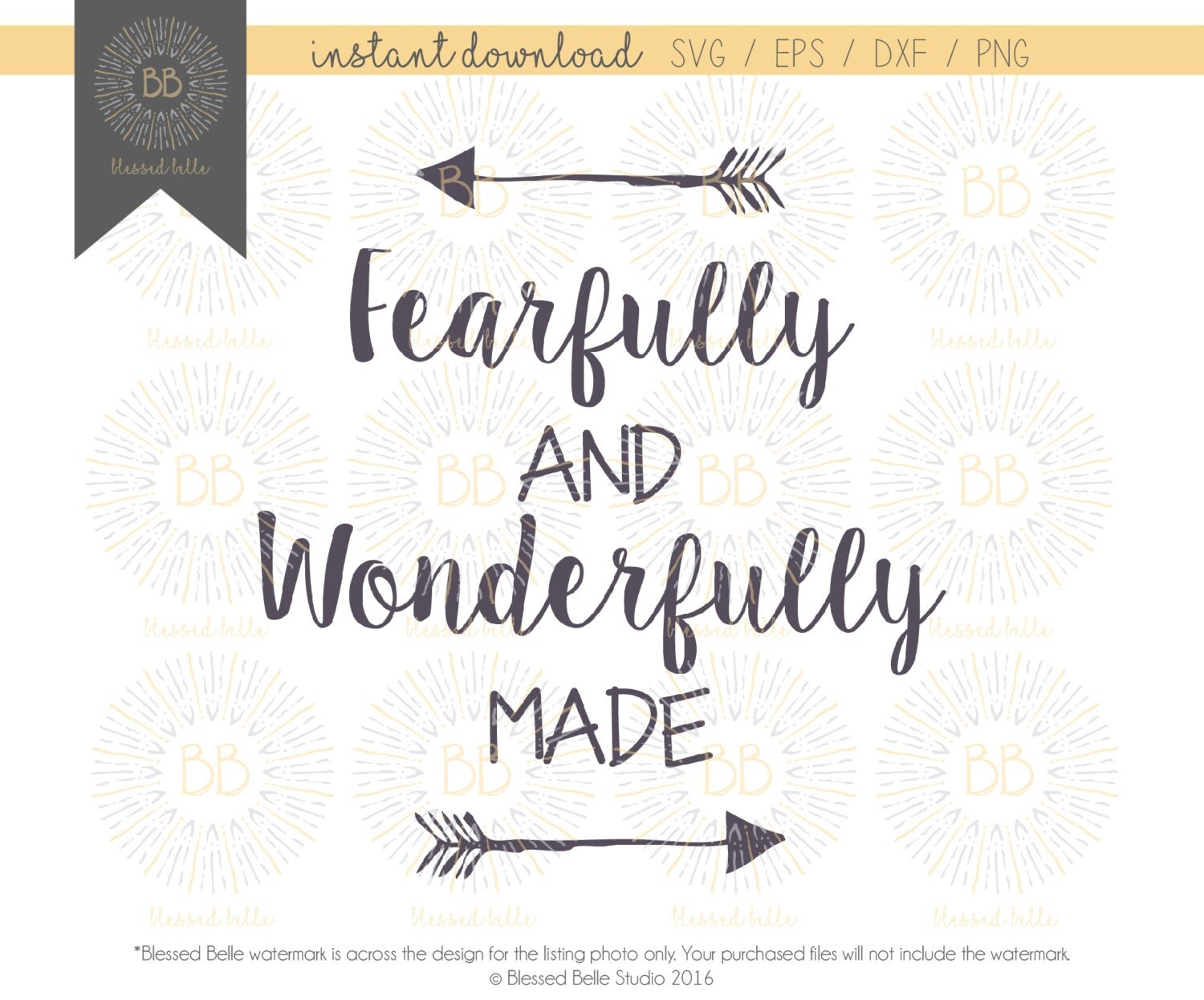 Fearfully and Wonderfully Made SVG girl boy svg eps dxf