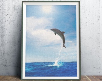 Dolphin poster | Etsy