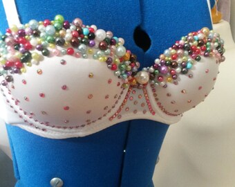 Beaded bra | Etsy