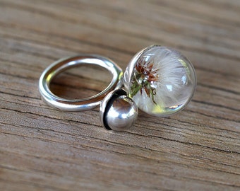Dandelion ring | Etsy