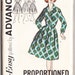 Vintage 1959 Vogue 9838 Sewing Pattern by SewUniqueClassique