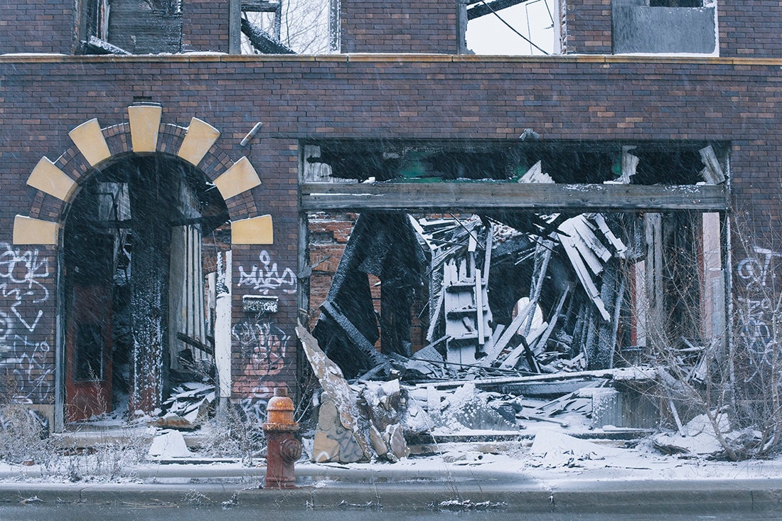 Detroit Photography Urban Decay Wall Art Abandoned