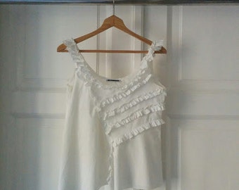 Ruffle vest | Etsy