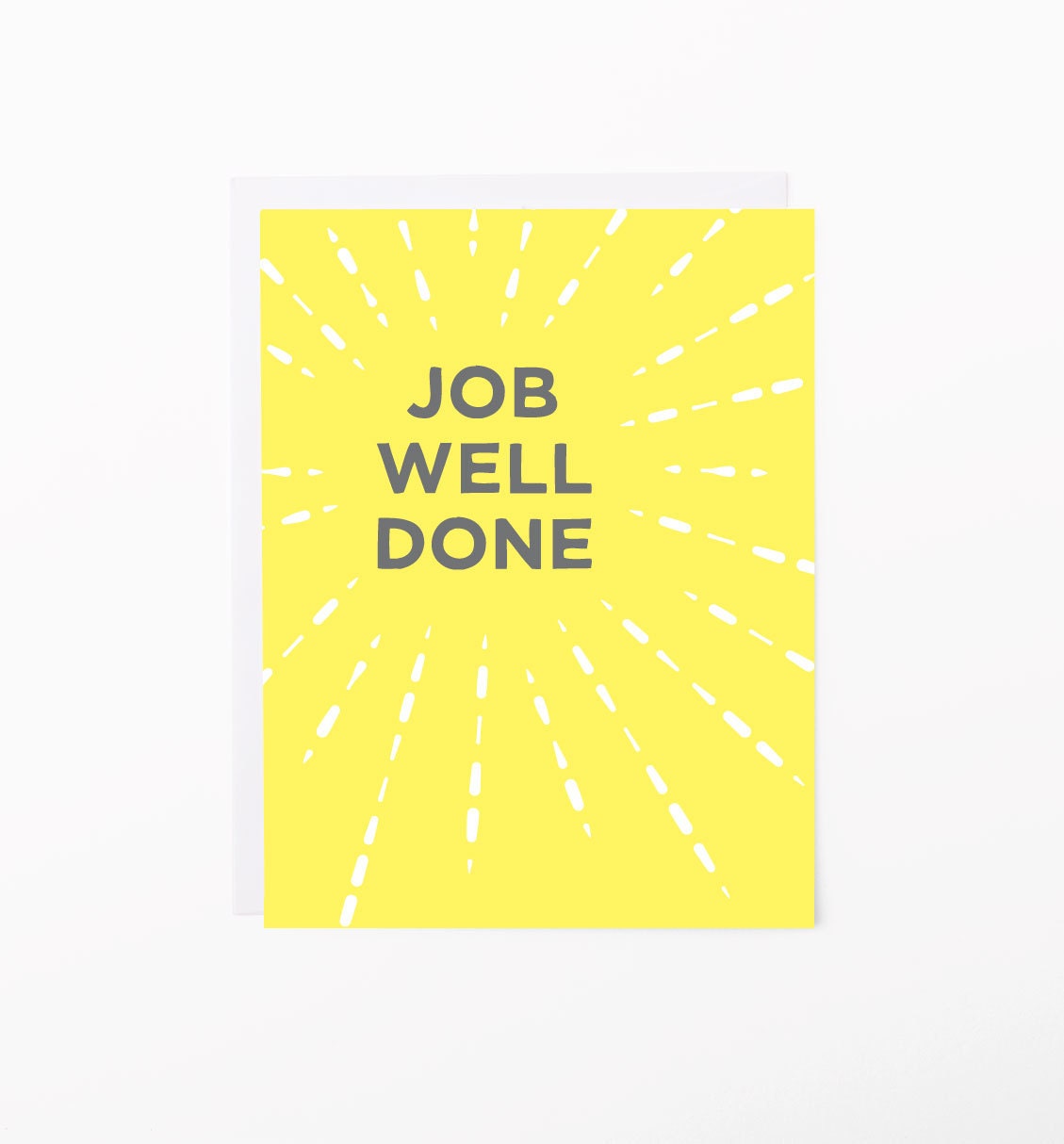 Congratulations Card Job Well Done Greeting Card