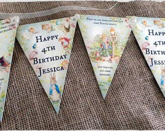 Peter rabbit banner | Etsy