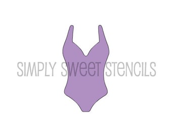 Swimming stencils | Etsy