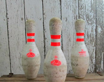 Vintage bowling pin | Etsy