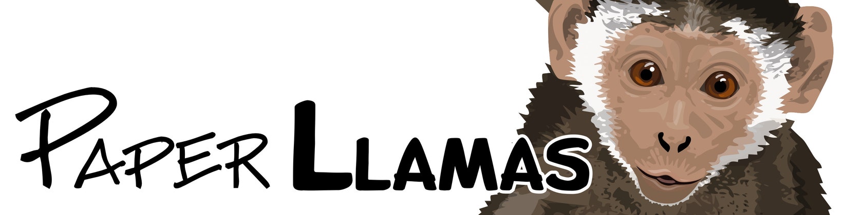 Paper Llamas modern retro children's art by PaperLlamas on Etsy