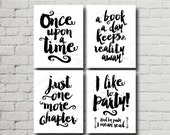 Items similar to Printable Reading Quotes, Sayings, Book Quotes ...