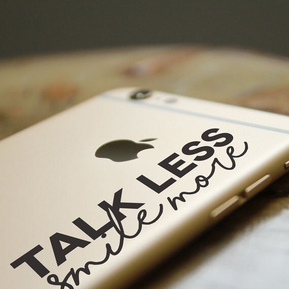 Talk Less Smile More Aaron Burr Musical Quote Vinyl Decal