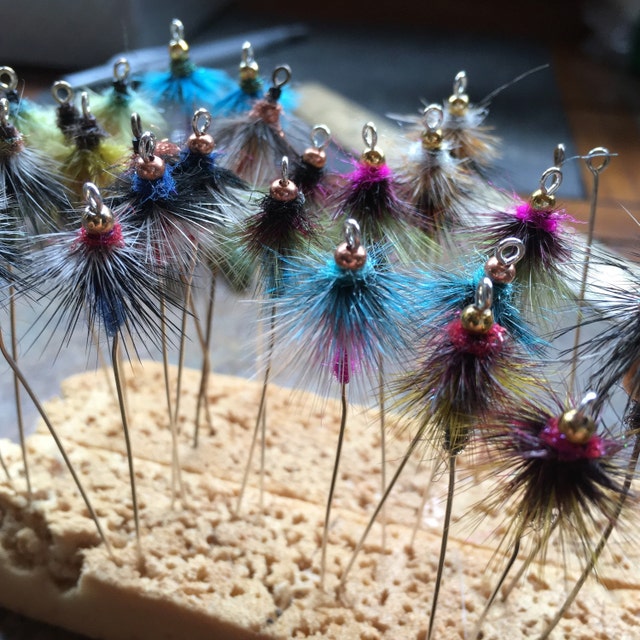 Feather Art Fly Fishing Gifts and Watercolor by RiverBlendStudio