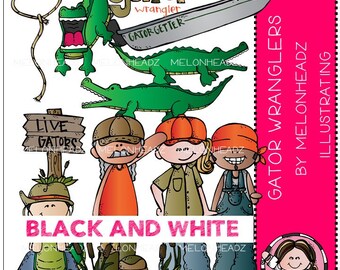 Alligator clip art | Etsy