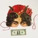 Amazing Victorian Paper Mask Late 1800s Antique Halloween
