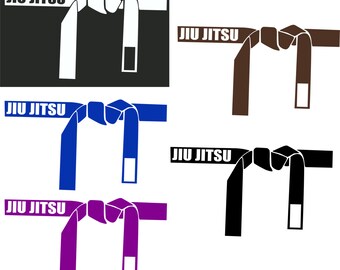 Jiu jitsu decal | Etsy