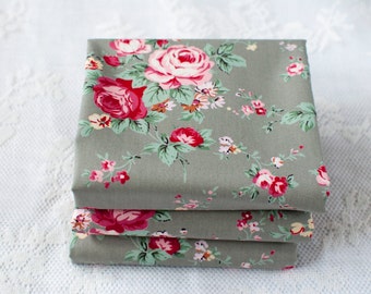 Shabby chic fabric | Etsy