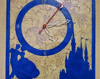 Unique cinderella clock related items | Etsy