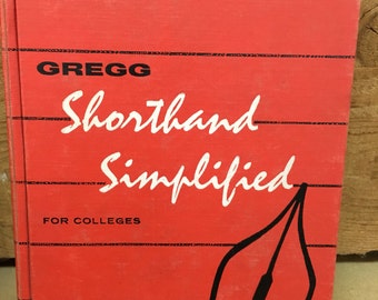 Shorthand book | Etsy