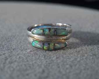 Rectangle opal ring | Etsy