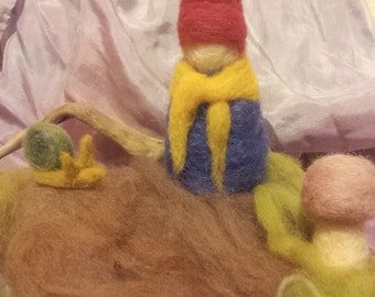 Needle felted snail | Etsy