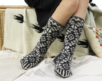 Scandinavian socks Baltic socks Traditions and modern by WoolSpace