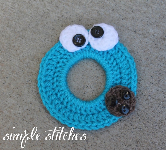 Cookie Monster Camera Lens Buddy by SimpleStitchesLB on Etsy
